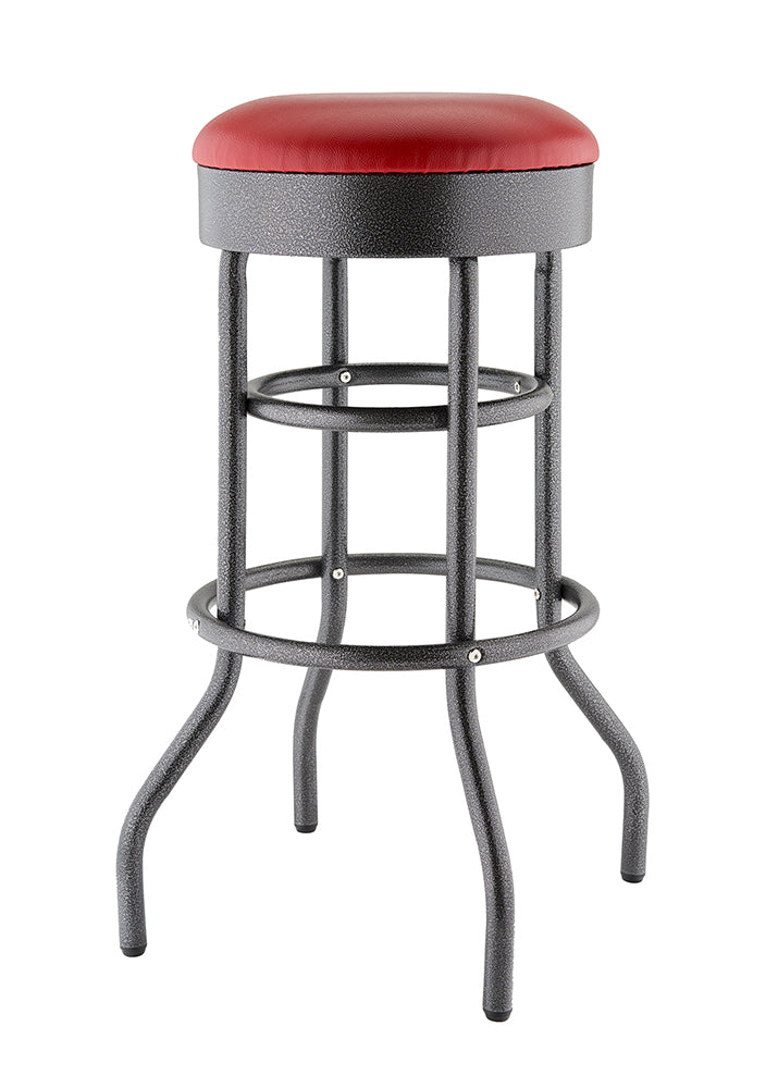 TRINITY | 30" Red Swivel Bar Stool | Black Anthracite® – TRINITY ...