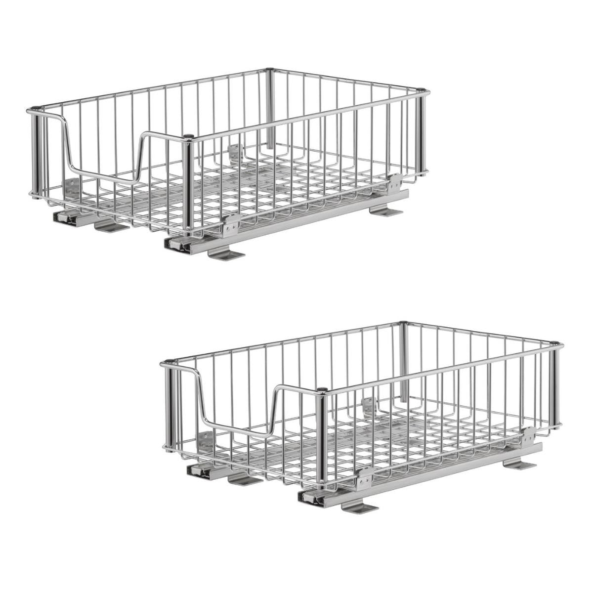 TRINITY Sliding Drawer, 2-Pack, Chrome – TRINITY International Industries