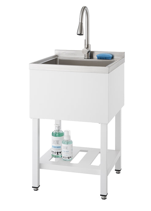 TRINITY® | 18x16x13 Basin | Stainless Steel Utility Sink | NSF | w/ Pu ...