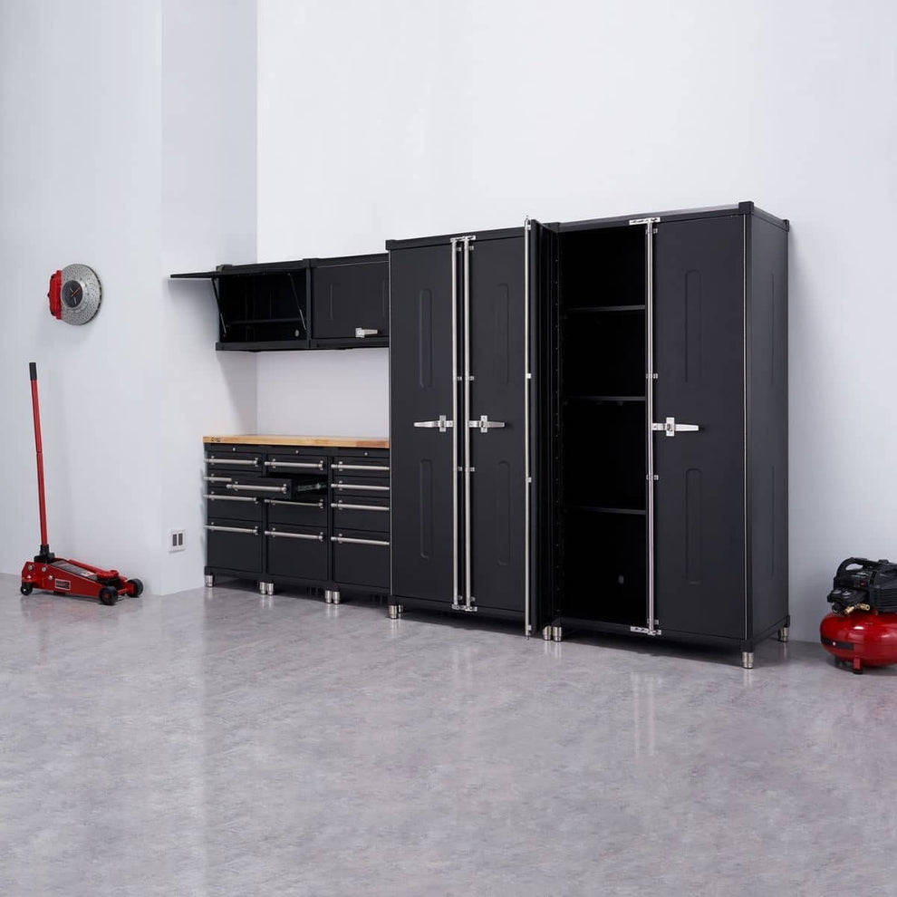 TRINITY PRO 8-Piece Garage Cabinet Drawer Set, Black – TRINITY ...
